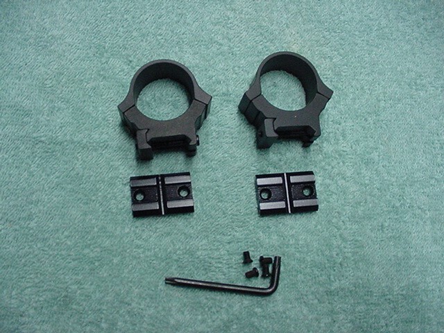 Winchester 88 & 100 30mm Scope Mount 2pc Base Set & Medium Rings & Sako ...