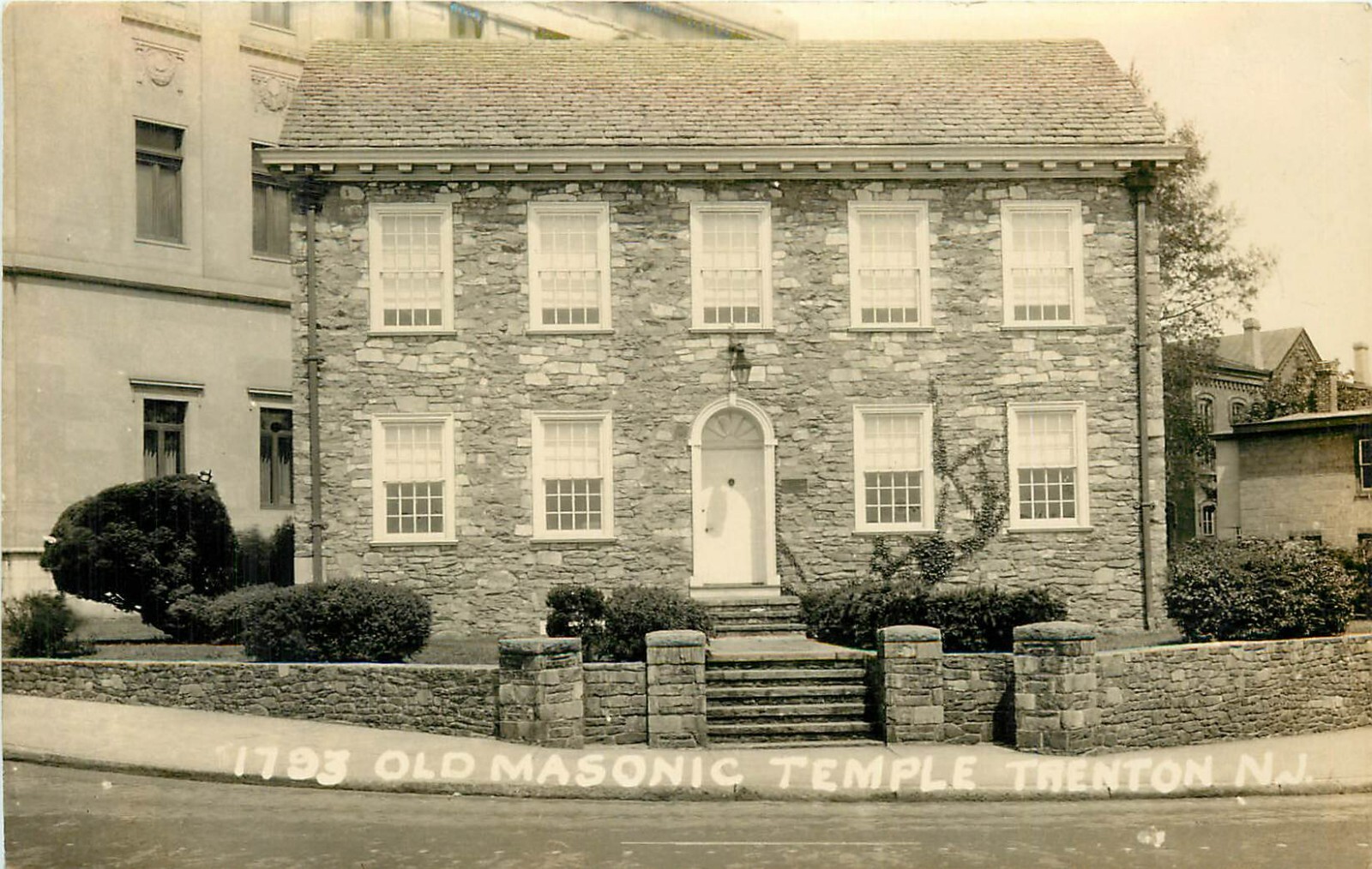1793 Old Masonic Temple Trenton New Jersey NJ 1940 RPPC Postcard | eBay