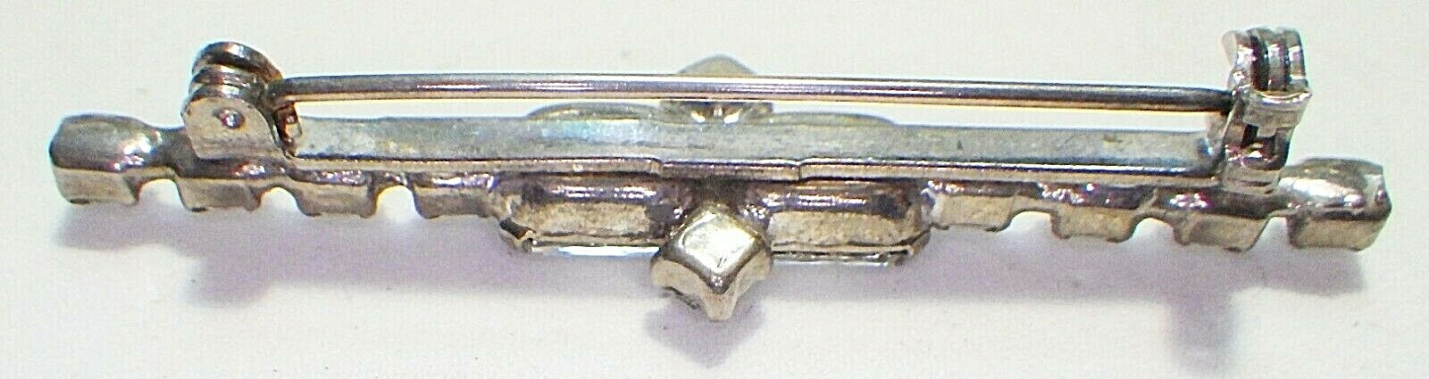 Small Vintage Rectangle & Round Crystal Prong-Set Whi… - Gem