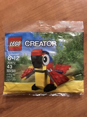 LEGO Creator 30472 Red PARROT Promotional Polybag Animal - NEW & Sealed ...