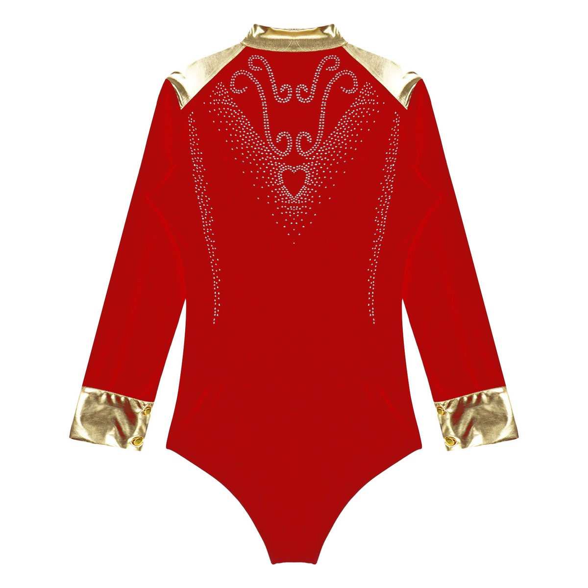 TSSOE Mens One-Piece Latin Tango Dance Shirt Leotard Shiny Unitard ...