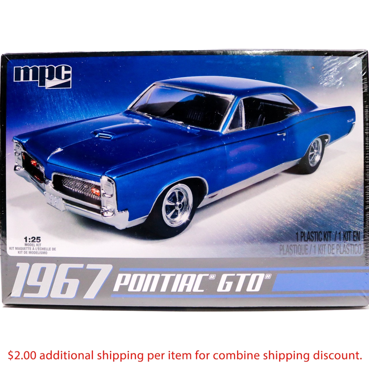MPC 1967 Pontiac GTO 1:25 Scale Model Car Kit | eBay