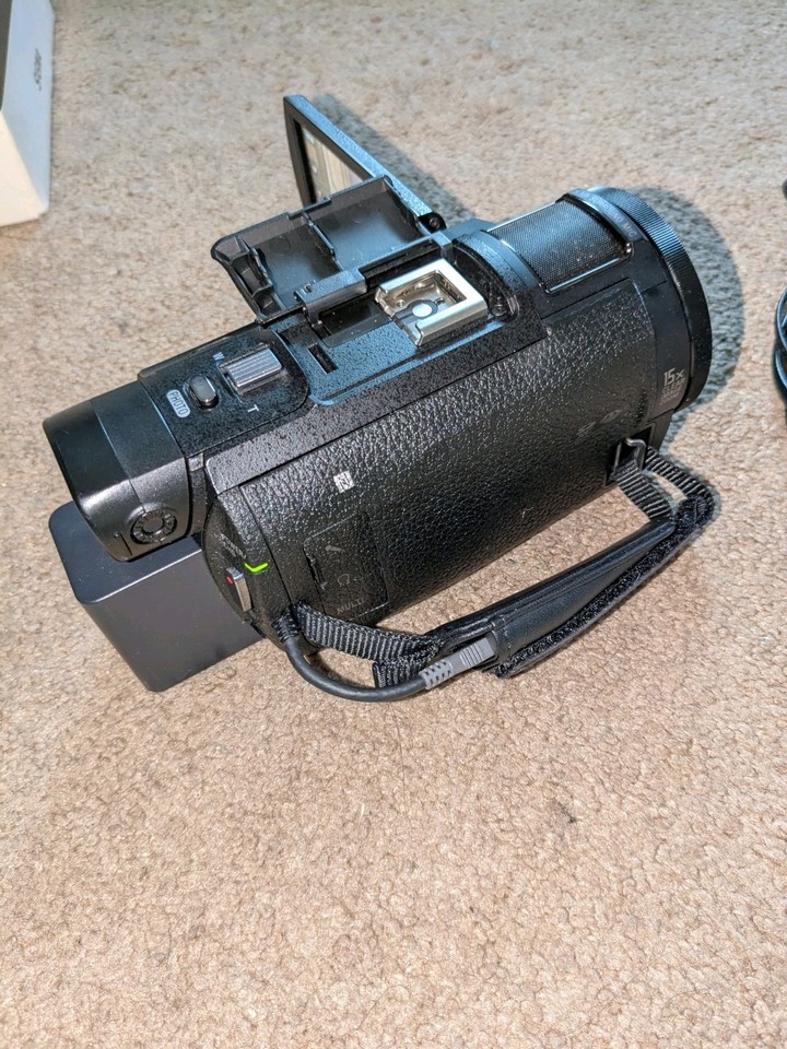 Sony FDR-AX33 4K Handycam Digital Camcorder Battery And Power Supply | eBay