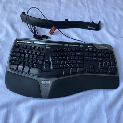 Microsoft Wired Natural Ergonomic Keyboard 4000 USB KU0462 With Lift ...