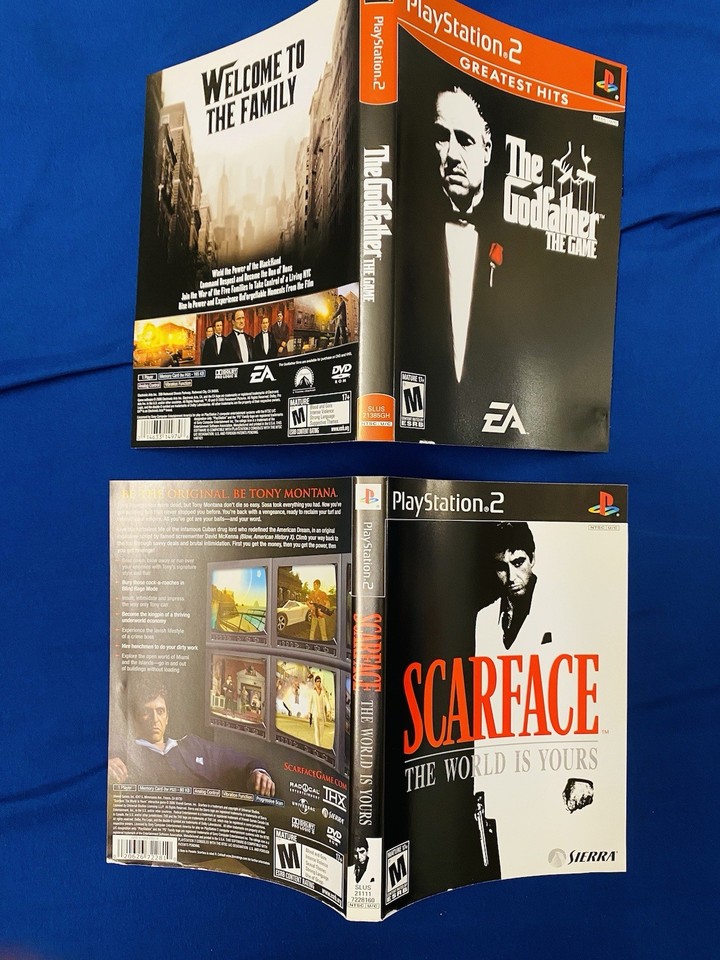 Scarface The World is Yours & The Godfather SET PS2 Tested READ 👀 | eBay
