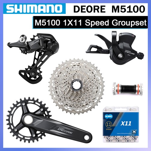 Shimano Deore M5100 Groupset 11 Speed Drivetrain MTB Groupset 46/50/52T ...