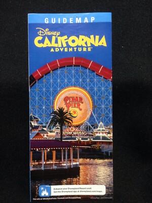 Disneyland California Adventure Park Guide Map 2019 Pixar Pier | eBay