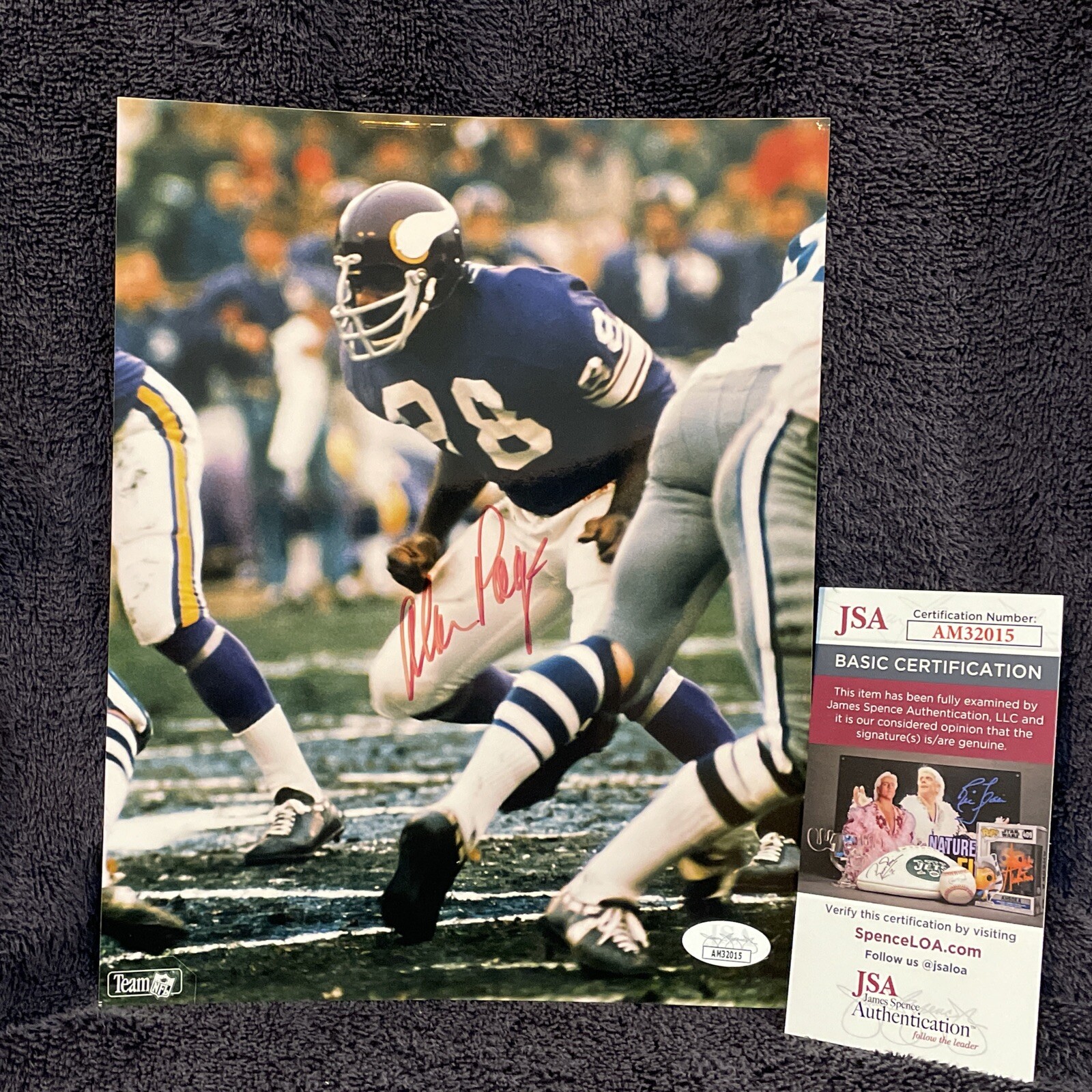 Alan Page Autographed Memorabilia | Signed Photo, Jersey, Collectibles ...