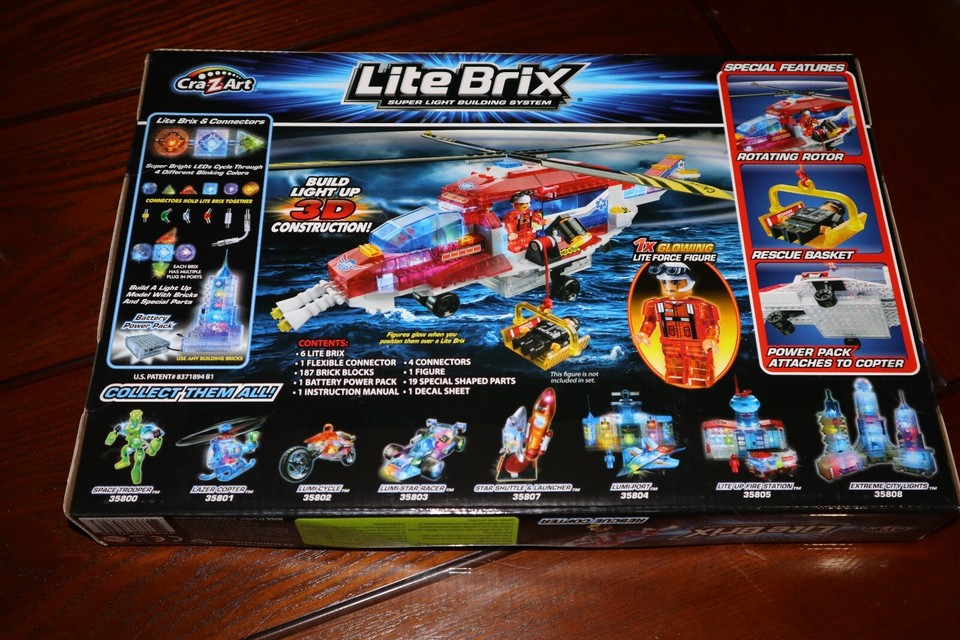 Cra-Z-Art Lite Brix Rescue Copter Super Lite Building System | eBay
