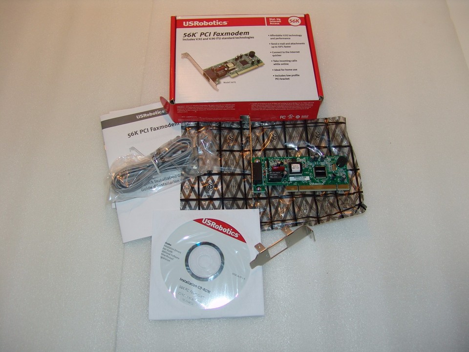 USRobotics, USR5670, 56K, PCI, v.92/v.90, Faxmodem | eBay