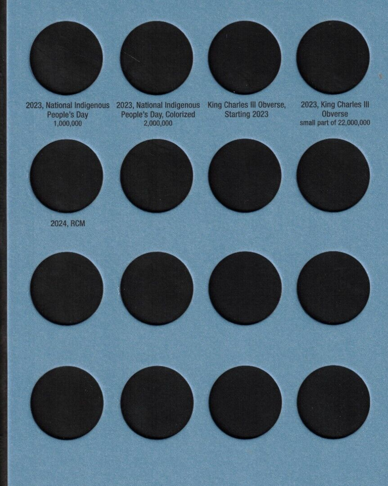 New Whitman Canadian TWO Dollar Folder #2 for all $2 Coins Starting ...