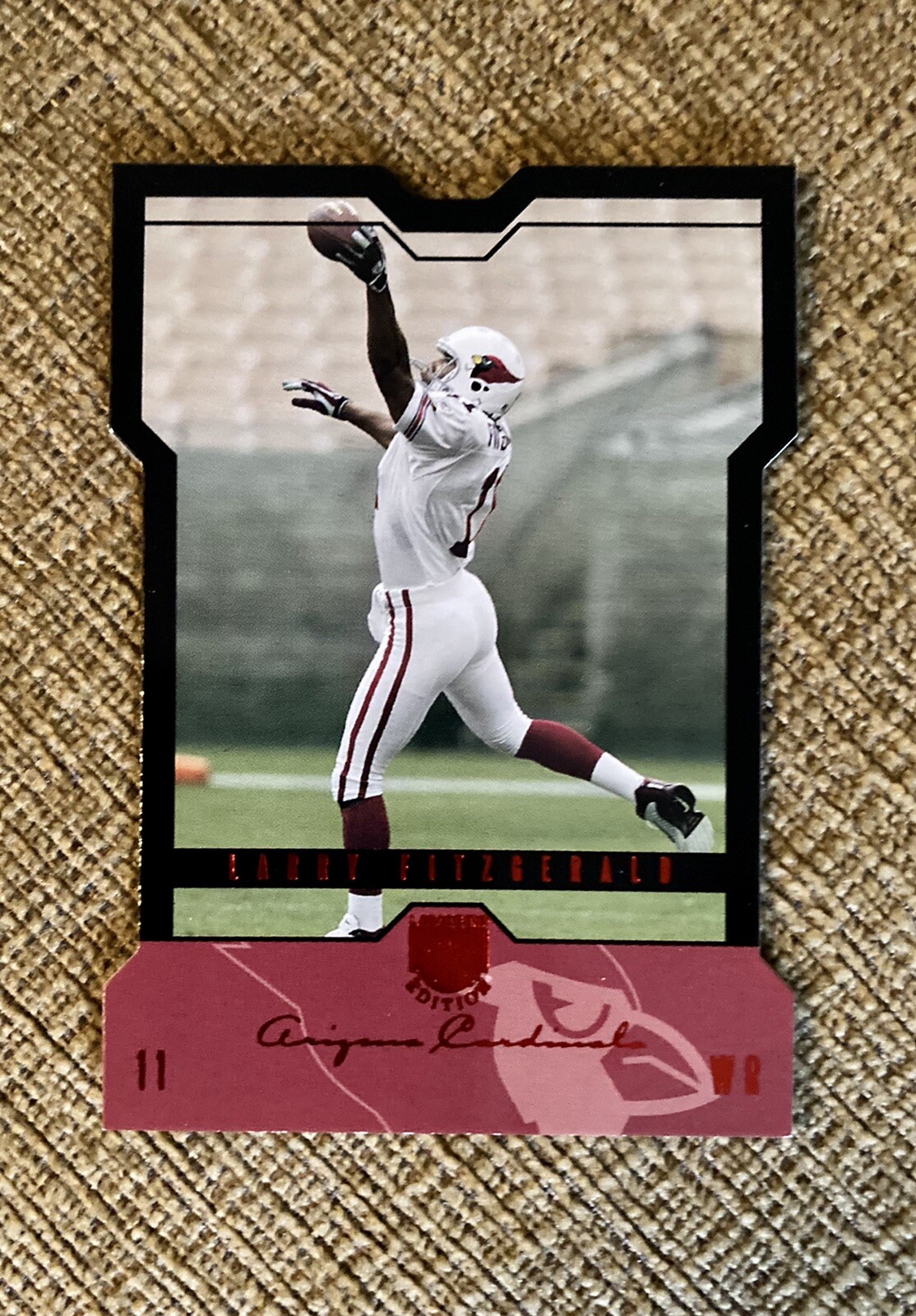 2004 Skybox LE LARRY FITZGERALD Rookie RC Red Die Cut Parallel /50 #63 | eBay