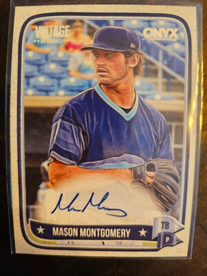 2024 Onyx Vintage Mason Montgomery Autographs #VAMAMO (AU) | eBay