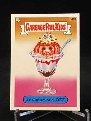 2021 Topps Garbage Pail Kids Food Fight Checklist #41b Ice Cream Sun ...