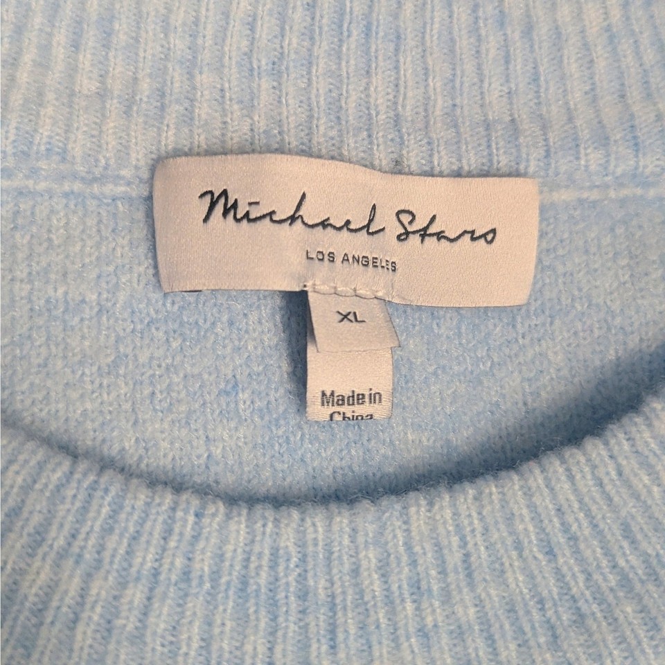 Michael Stars Maddie Pullover Sweater – Ice Blue – XL – NWT | eBay