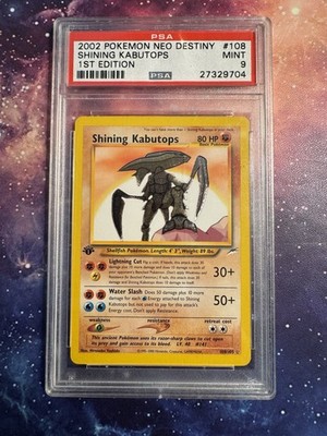 Shining Kabutops Holo 1st Edition - Neo Destiny - PSA 9 - Pokemon TCG ...