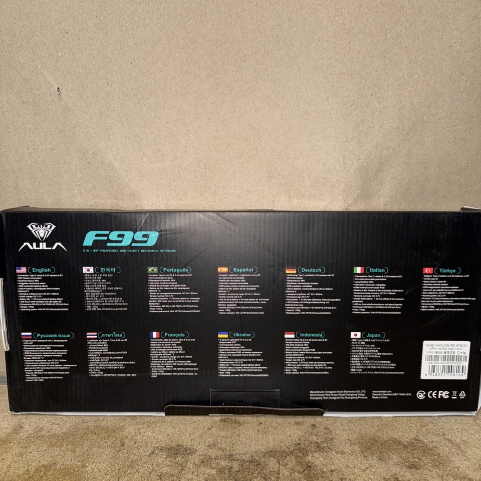AULA F99 Wireless Mechanical RGB Keyboard 3 | eBay