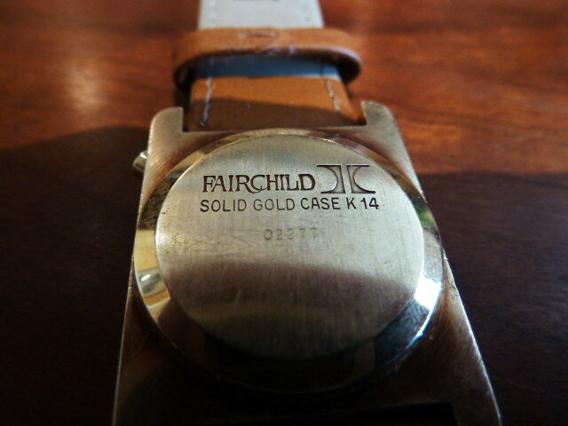 Tiffany & Co Fairchild LED watch vintage solid gold wristwatch watch ...