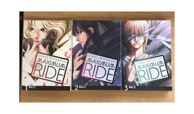 Maximum Ride manga series - Books 1 -3 James Patterson, Narae Lee EUC ...