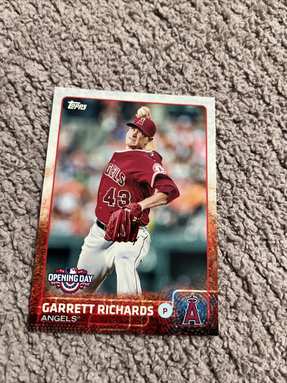 2015 Topps Opening Day Baseball Card #78 Garrett Richards Angels | eBay