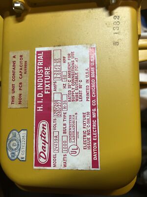 New In Box 1000 Watt Mercury Vapor H.I.D Fixture. | eBay