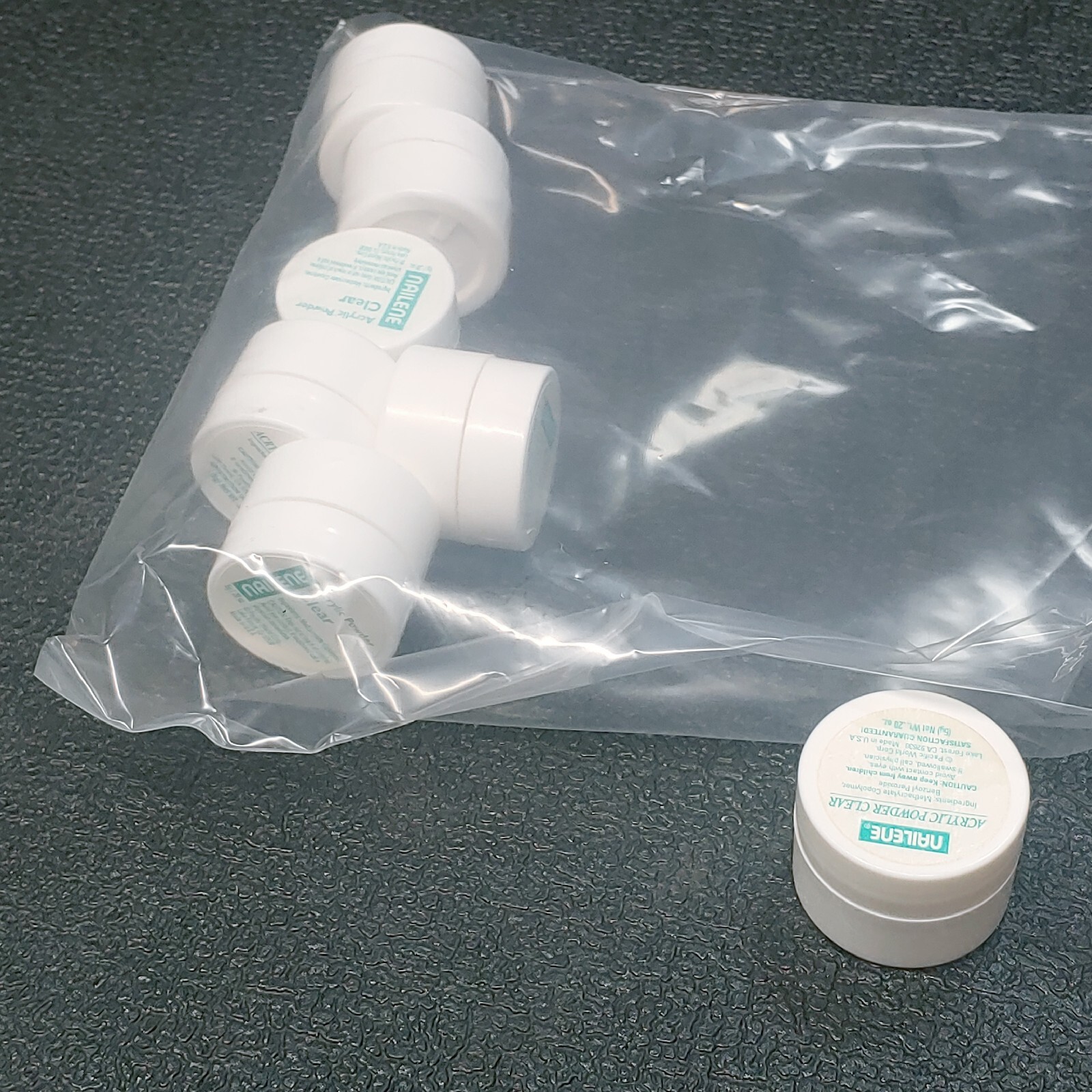 Lot Of 8 Nailene Acrylic Powder Clear | eBay