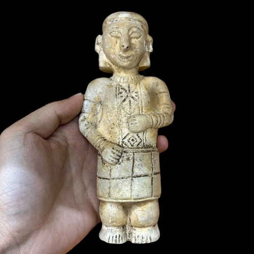SCARCE ANCIENT NEAR EASTERN STONE WORSHIPPER/MOTHER GODDESS STATUETTE ...