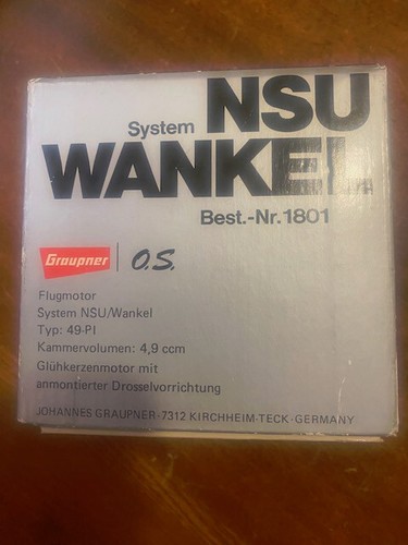 O S Wankel Rotary Model Airplane Engine IOB | eBay