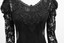 NEW Punk Rave Rock Gothic Black Lace Dress+ Inner Dress ALL STOCK IN ...