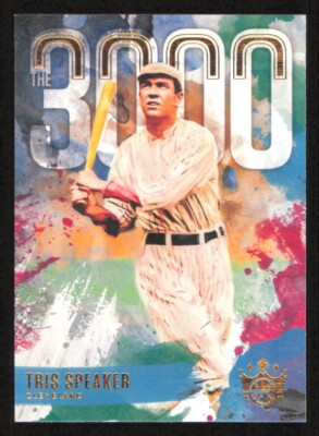 2020 Diamond Kings TRIS SPEAKER Baseball card CLEVELAND INDIANS #3000-6 ...