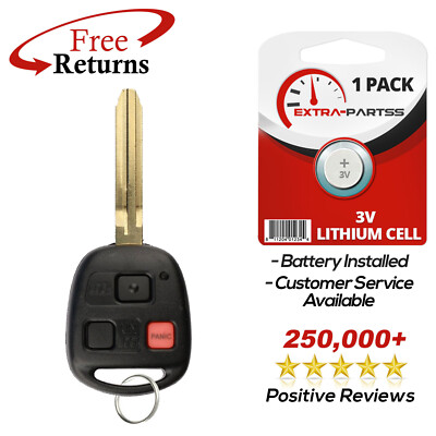 Remote Keyless Entry SUV Key Blade Replacement For Toyota G Chip ...
