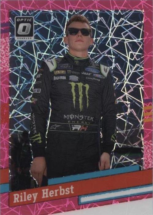 2024 Panini Donruss NASCAR - Retro 1991 Riley Herbst #155 Optic Pink ...