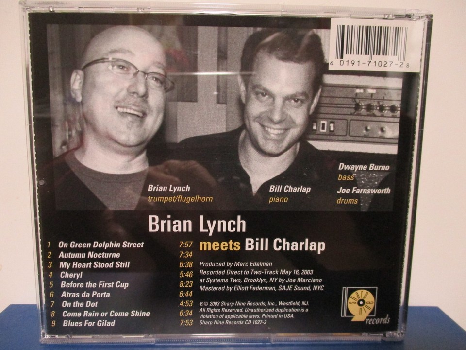 BRIAN LYNCH - Brian Lynch Meets Bill Charlap - CD - MINT condition ...