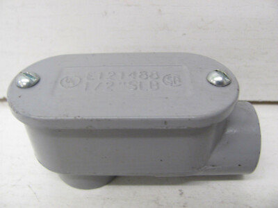 GENERIC PVC CONDUIT BODY E121488 1/2" SLB 1.8CU IN. USED | eBay