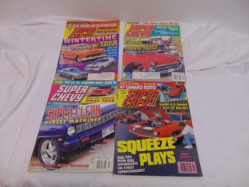 (37) 1990's Super Chevy Magazines DOT Wars 55-56-57 Issue Resto Big ...