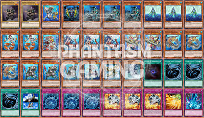 Mermail Deck Abyssteus Abysslinde Abyssmegalo Heavy Infantry Yugioh | eBay
