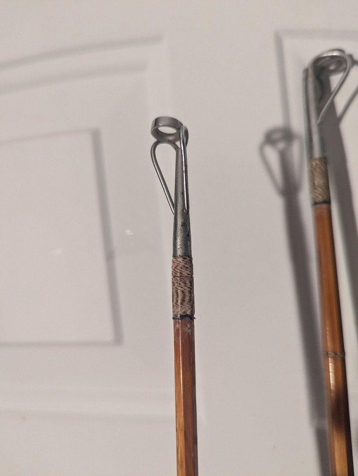 Kyoto-ya Split Bamboo Japanese Fly/Spin Fishing Rod 1960's? 2 In 1 ...