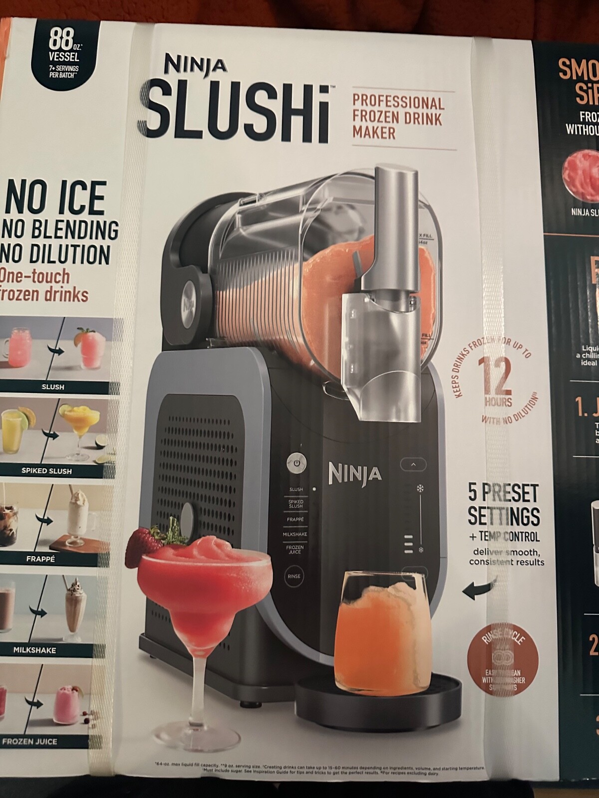 NINJA SLUSHi PROFESSIONAL FROZEN DRINK MACHINE MODEL FS301 NEW Express ...