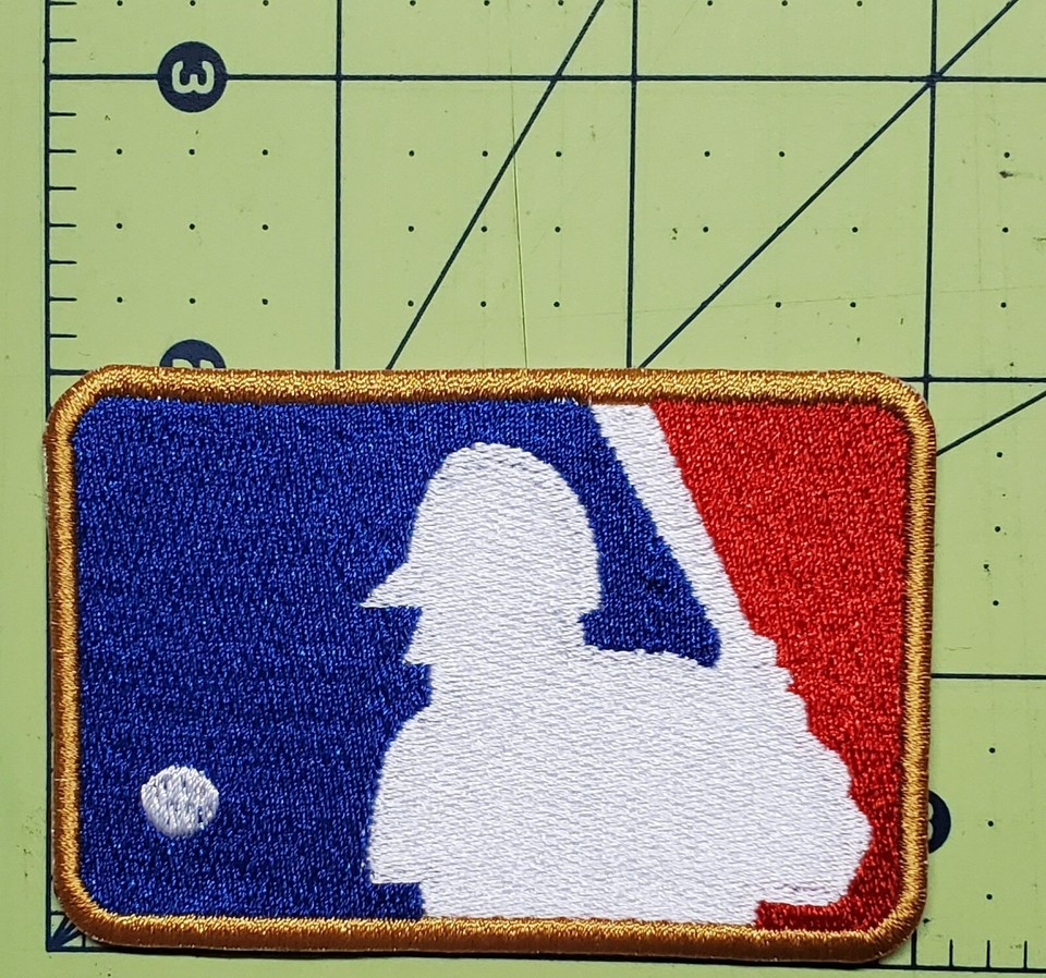 Batterman Logo World Series MLB Baseball Fully Embroidered Iron On ...