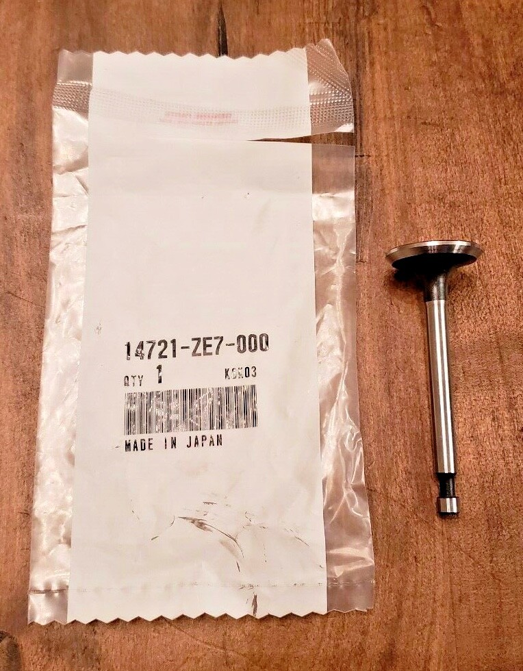 NEW Genuine HONDA Exhaust Valve GXV160UH2 GX200 HRC216K3 14721-ZE7-000 ...