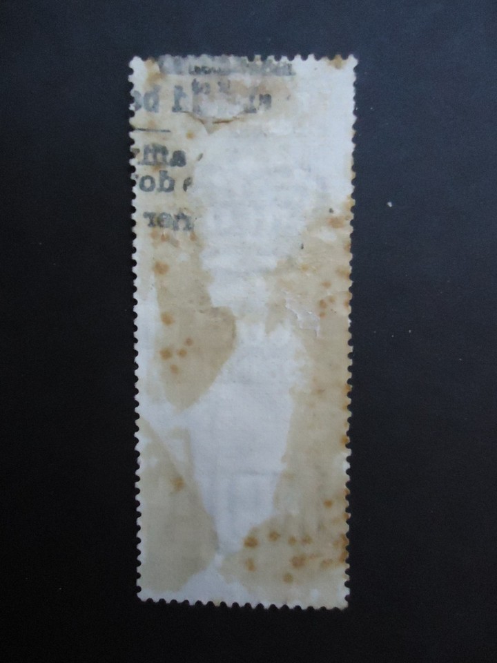 INDIA TELEGRAPH QUEEN VICTORIA 8 Annas brown. Unused partial gum ...