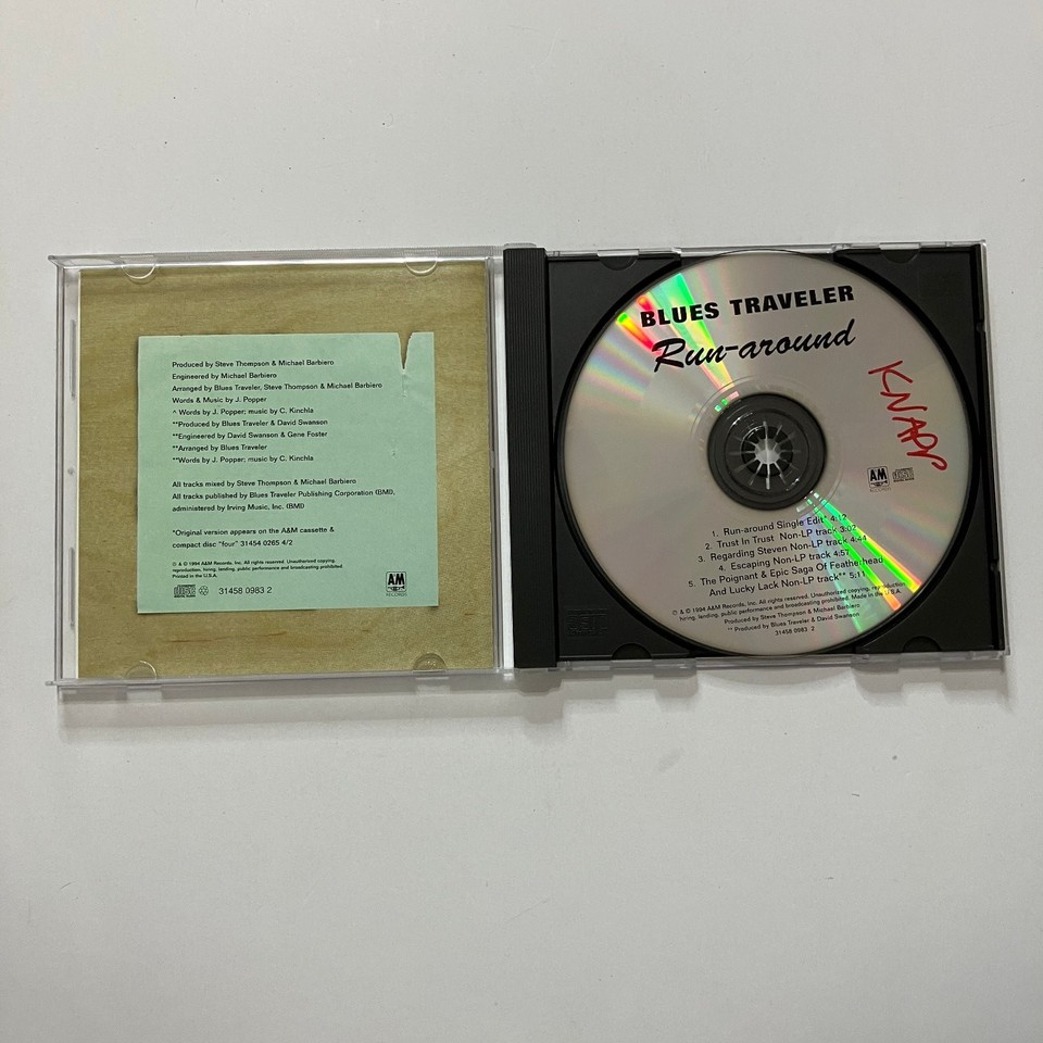 Blues Traveler - Run-Around CD 1994 Non-LP Tracks Rock | eBay