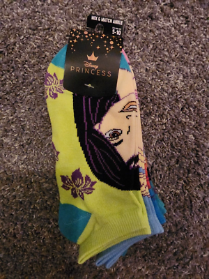 Disney Princesses Mix & Match Socks Size 9-11 | eBay