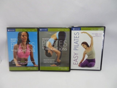 3 Gaiam workout DVD Easy Pilates Quick Start Pilates Maintenance ...