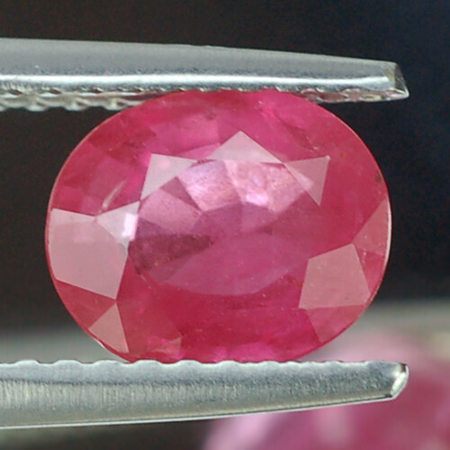 1.38CT SENSATIONAL AA OVAL HEATED ONLY PINKISH RED RUBY NATURAL | eBay
