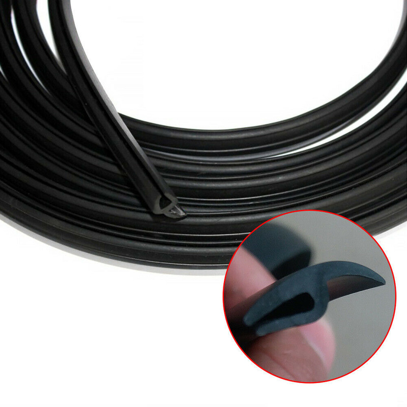 5.9ft Car Front Windshield Seals Rubber Rear Window Weatherstrip Trim ...