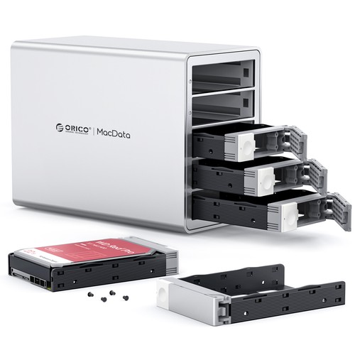 ORICO 5 Bay Hard Drive Enclosure RAID Daisy Chain Das Enclosure 3.5 ...