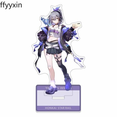 Honkai: Star Rail Silver Wolf Anime Stand Figure Acrylic Desktop Decor ...