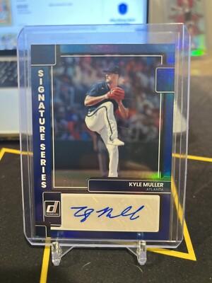 Kyle Muller 2022 Donruss Signature Series SP Rookie Auto Blue /99 RC ...