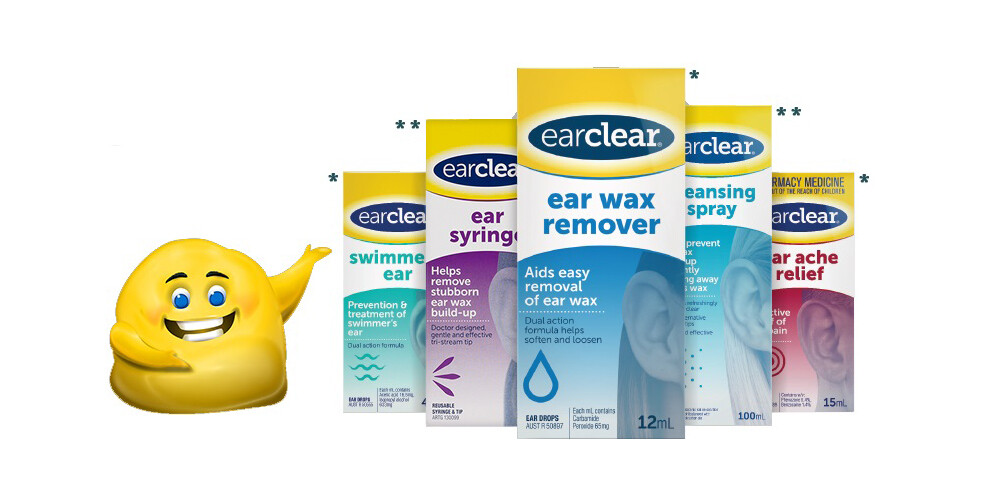 EarClear Cleansing Spray Helps Prevent & Wash Away Ear Wax Build Up ...
